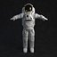 Astronaut T-pose 3d Model