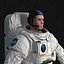 Astronaut T-pose 3d Model