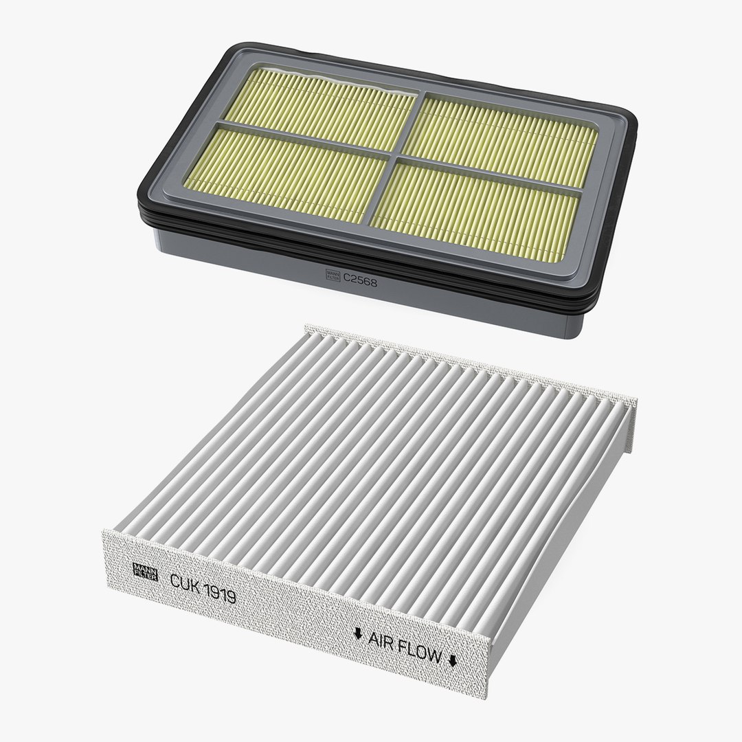 Mann Filters Collection 3D model - TurboSquid 1879533