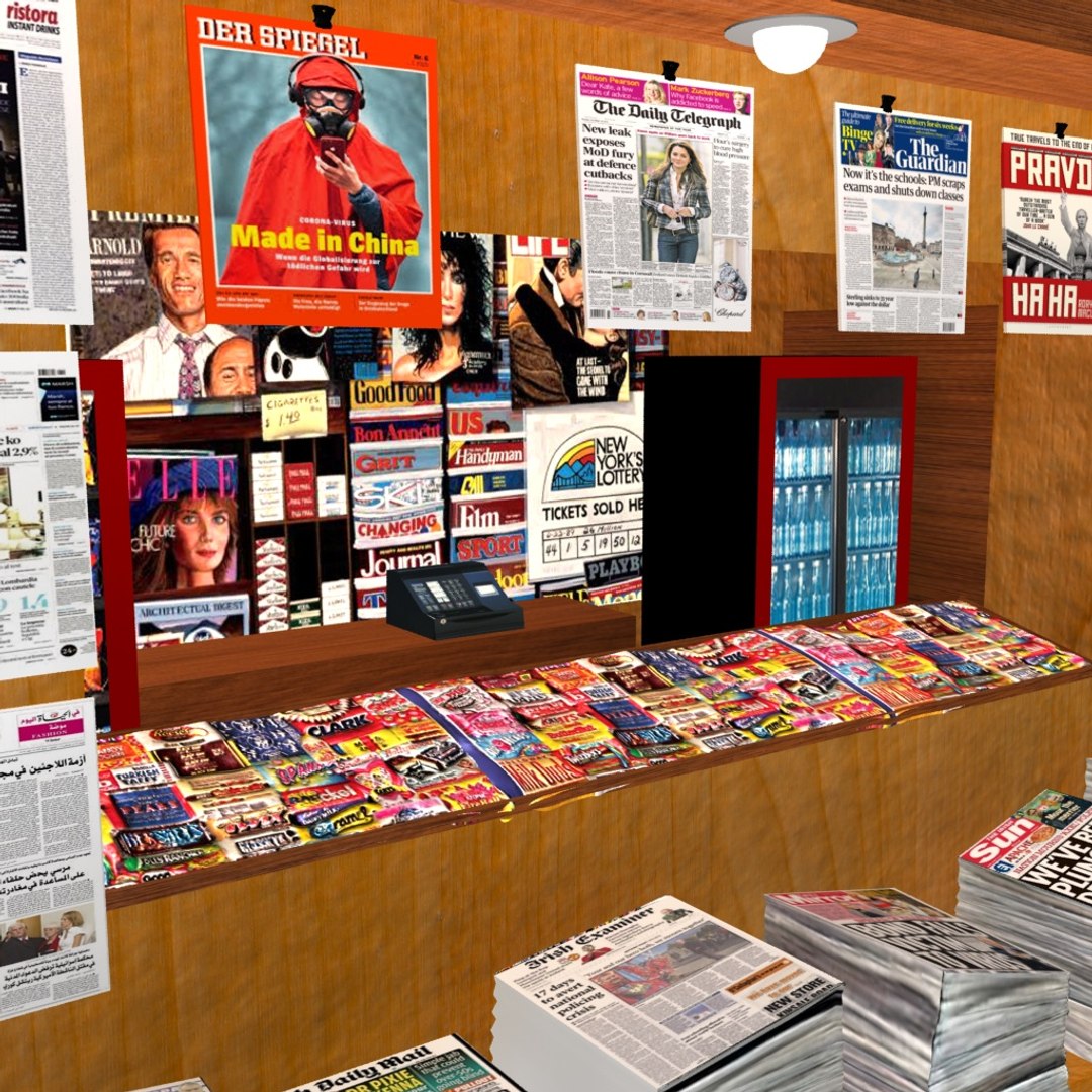 3D kiosk - TurboSquid 1553970