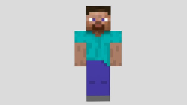 3D Minecraft Steve - TurboSquid 1920992