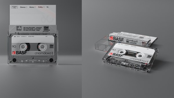 Cassette tape box 3D - TurboSquid 1661866