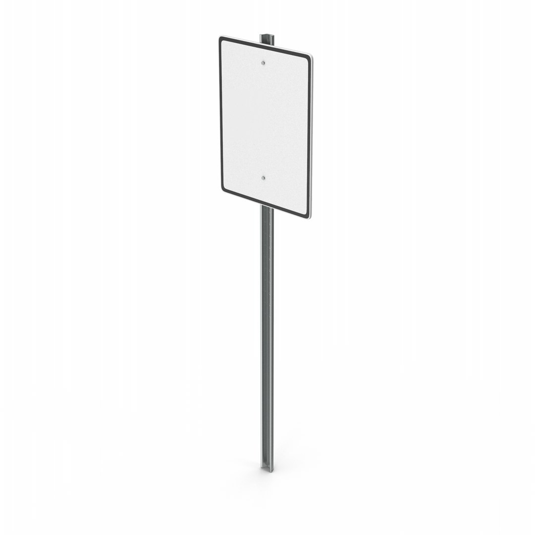 3D Road Sign - TurboSquid 2038617