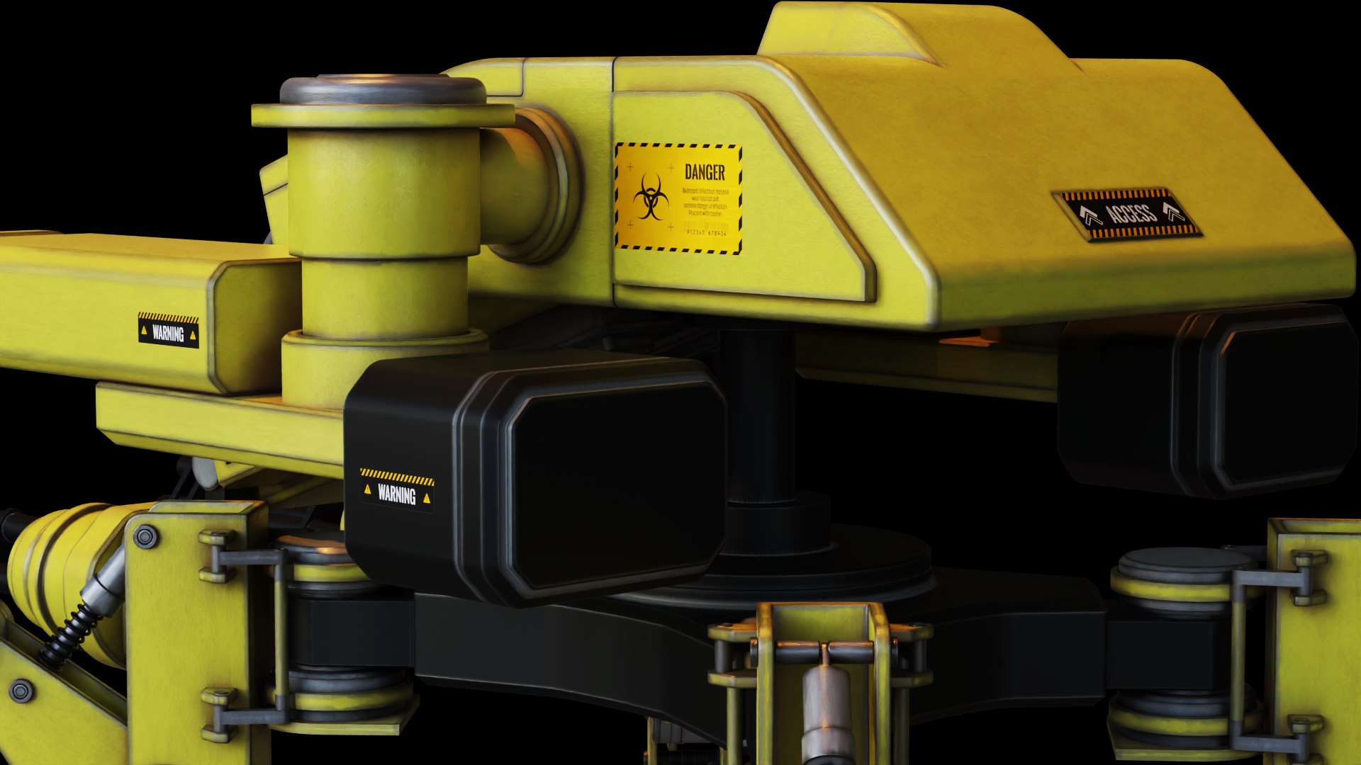 3D Attack Mecha Quadpod - TurboSquid 1993489