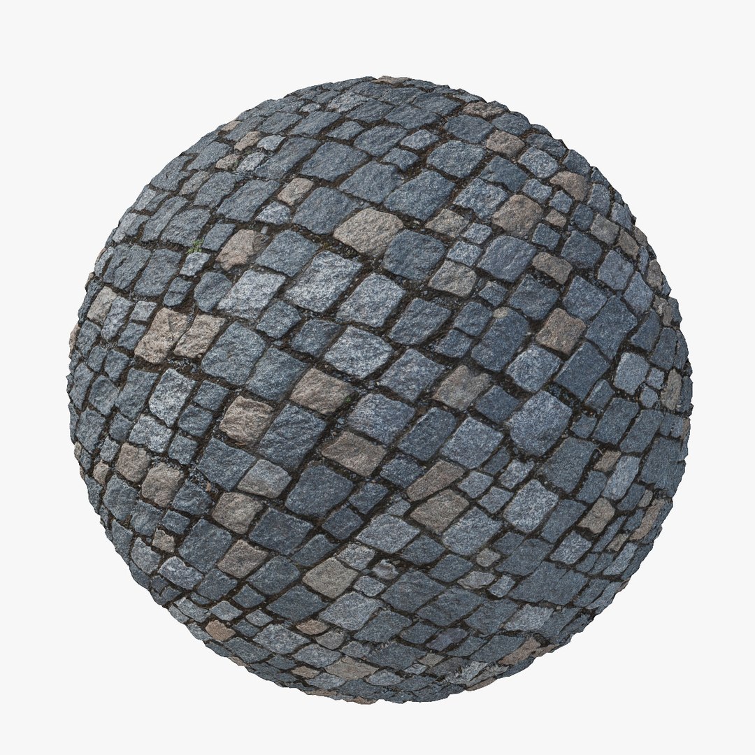 Pavement Cobblestone 3D Model - TurboSquid 1211517