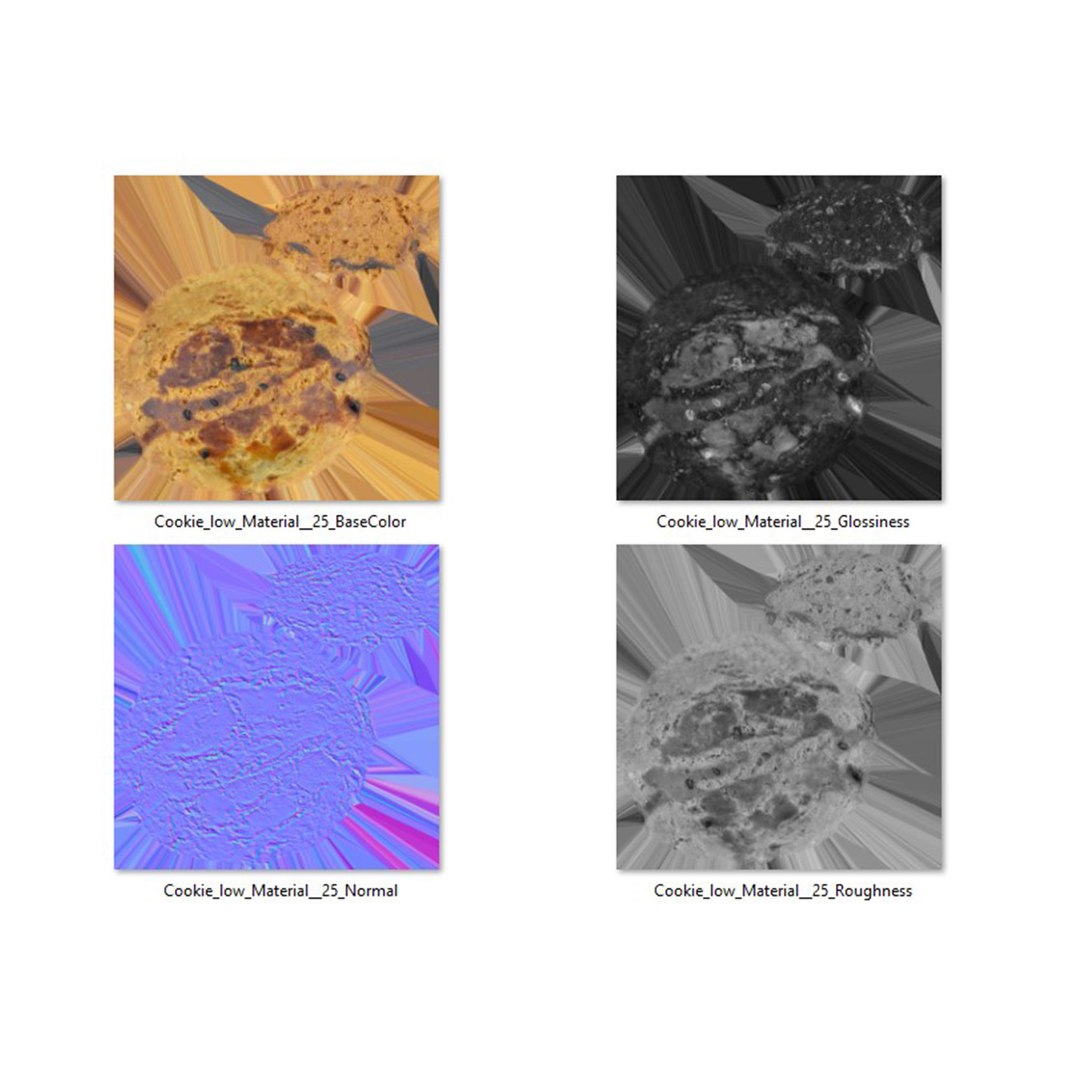 Cookie 04 3D Model - TurboSquid 1902198