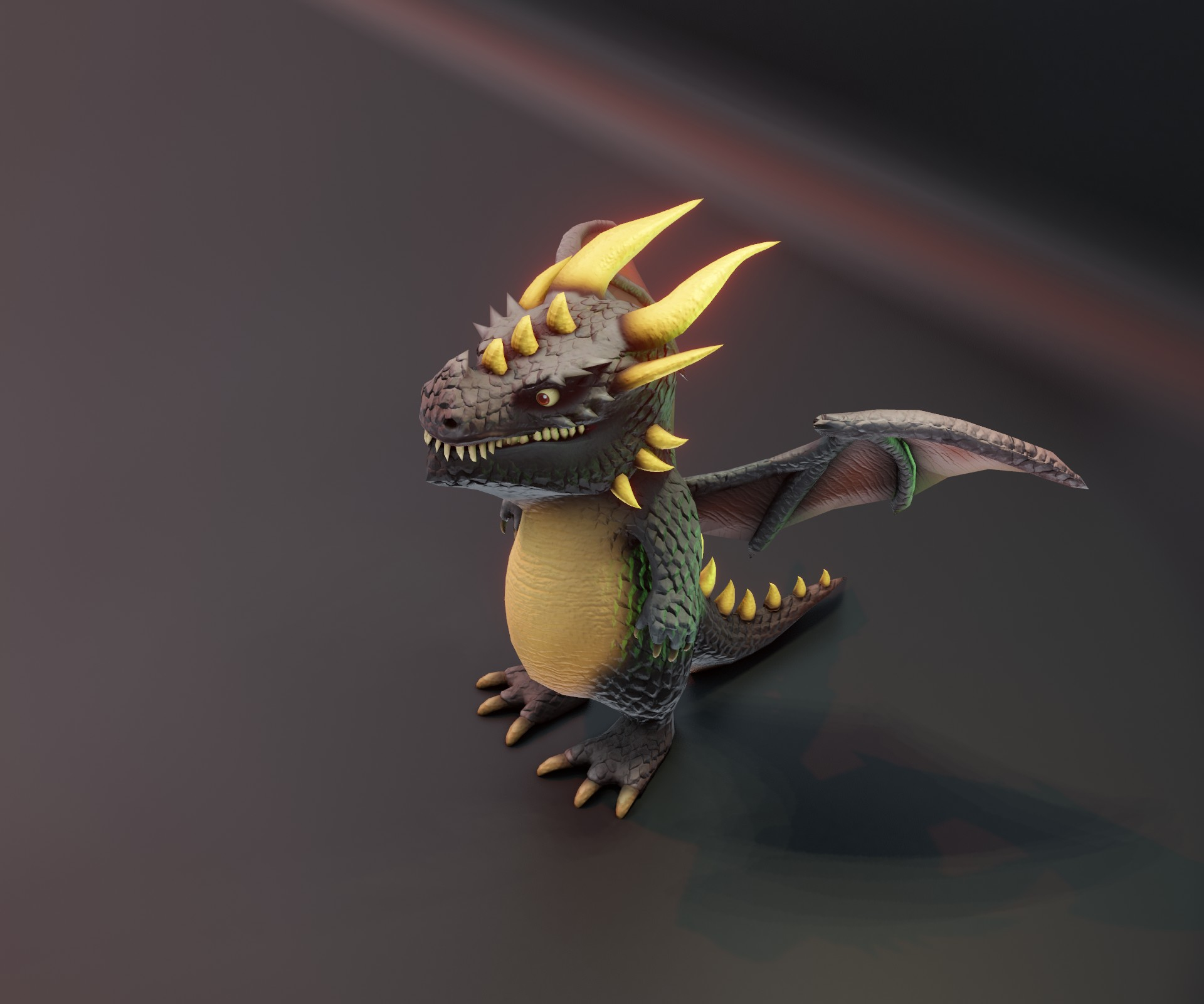 modelo 3d Dragones de dibujos animados: paquete de 20 modelos 3D de dragones estilizados ...