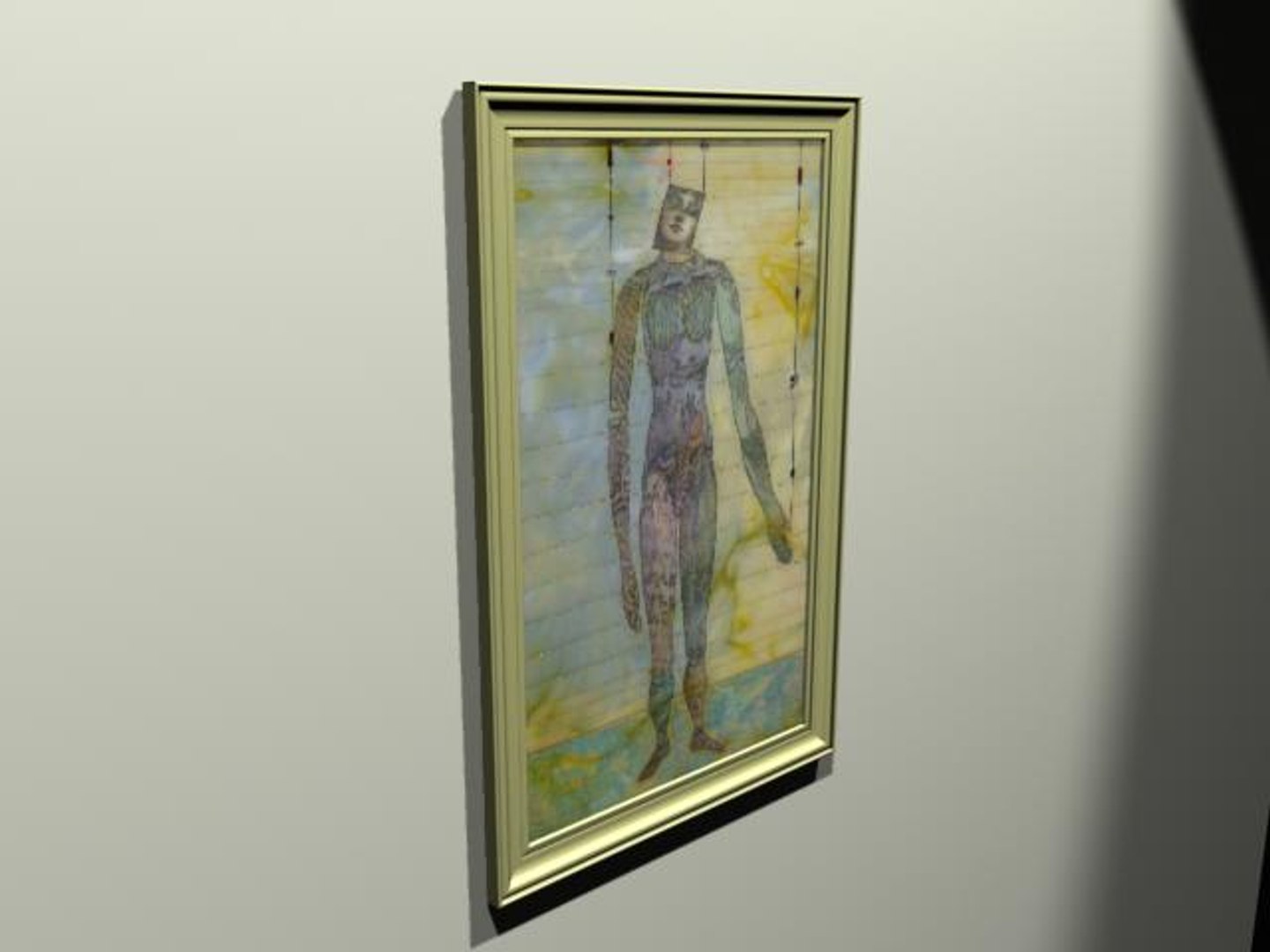 origional framed artwork 3d 3ds