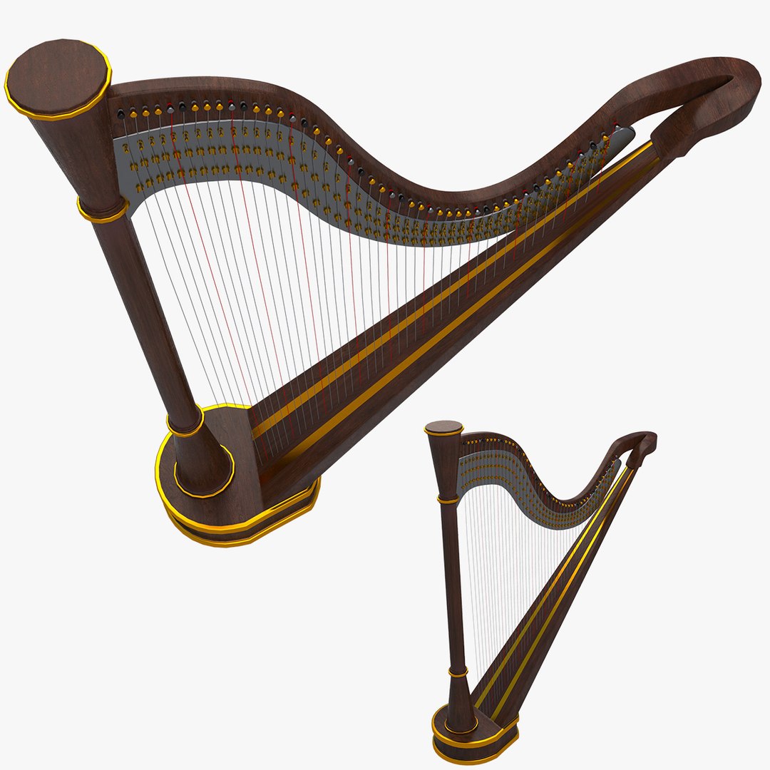 3D Harp model - TurboSquid 2025239