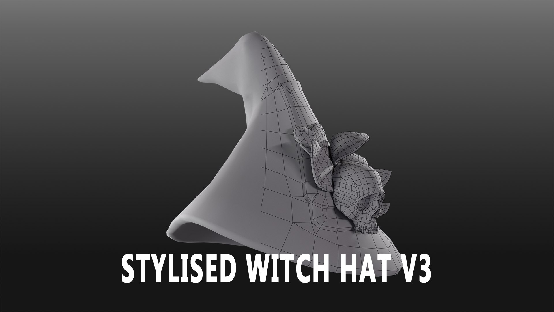 Stylised Witch Hat V3 L Game Ready I Handpainted 3D - TurboSquid 2167287
