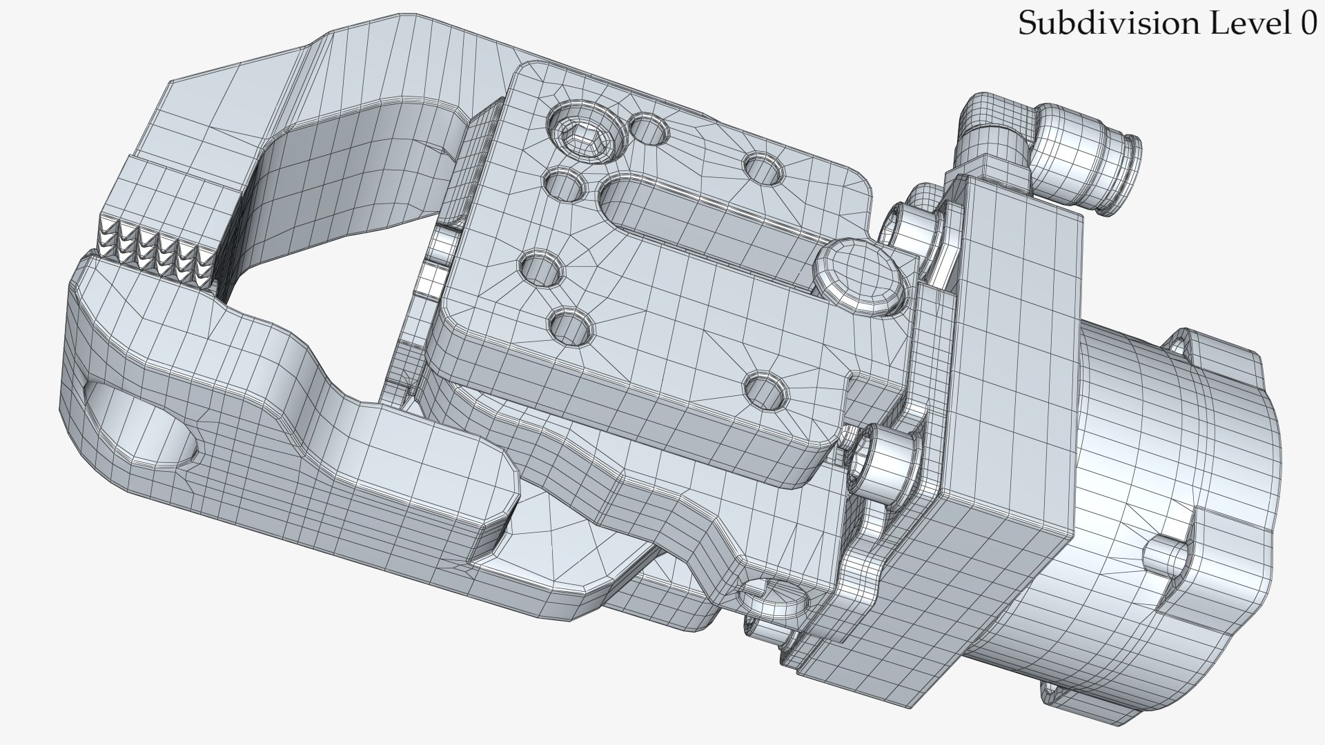 3D Pneumatic Gripper System 20mm - TurboSquid 1966814