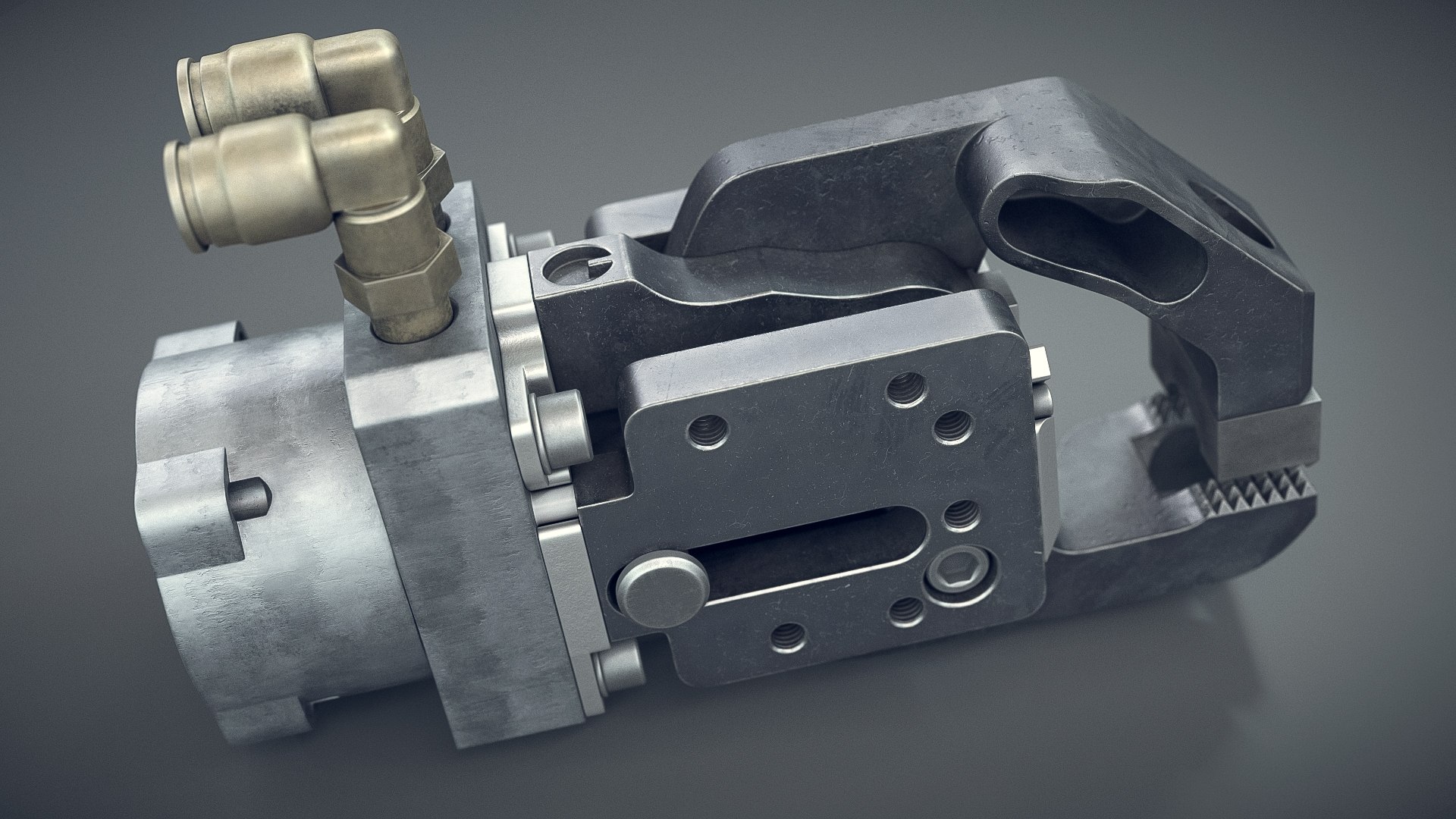 3D Pneumatic Gripper System 20mm - TurboSquid 1966814