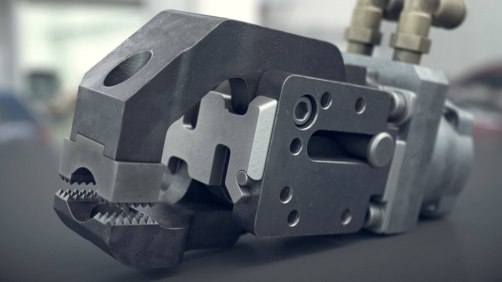 3D Pneumatic Gripper System 20mm - TurboSquid 1966814