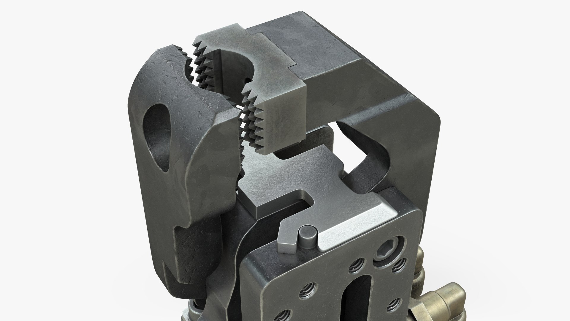 3D Pneumatic Gripper System 20mm - TurboSquid 1966814