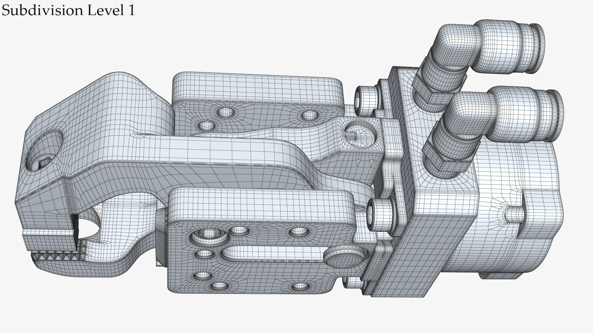3D Pneumatic Gripper System 20mm - TurboSquid 1966814