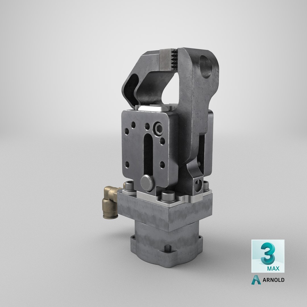 3D Pneumatic Gripper System 20mm - TurboSquid 1966814