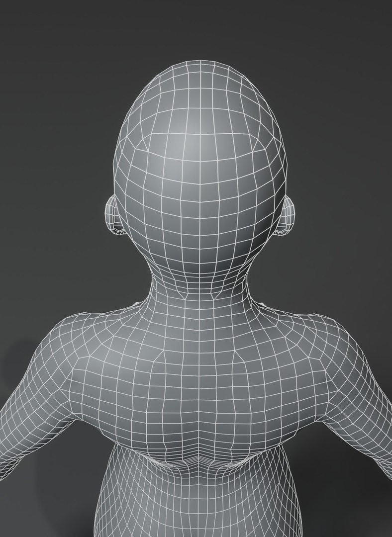 Base Mesh Female 3D Model - TurboSquid 1677335