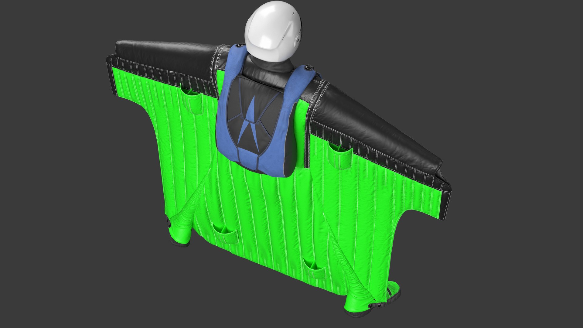 3D Wingsuit Game Ready PBR Model - TurboSquid 2211484