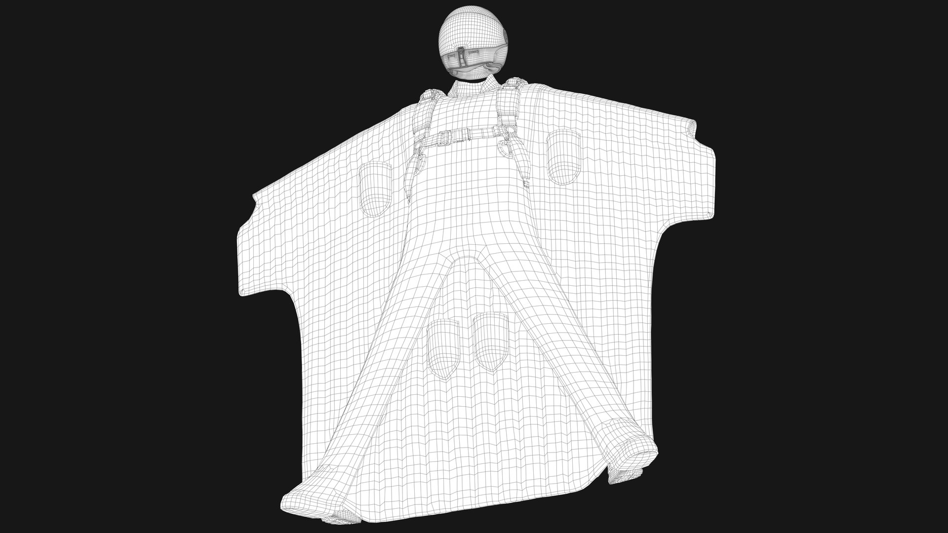 3D Wingsuit Game Ready PBR Model - TurboSquid 2211484