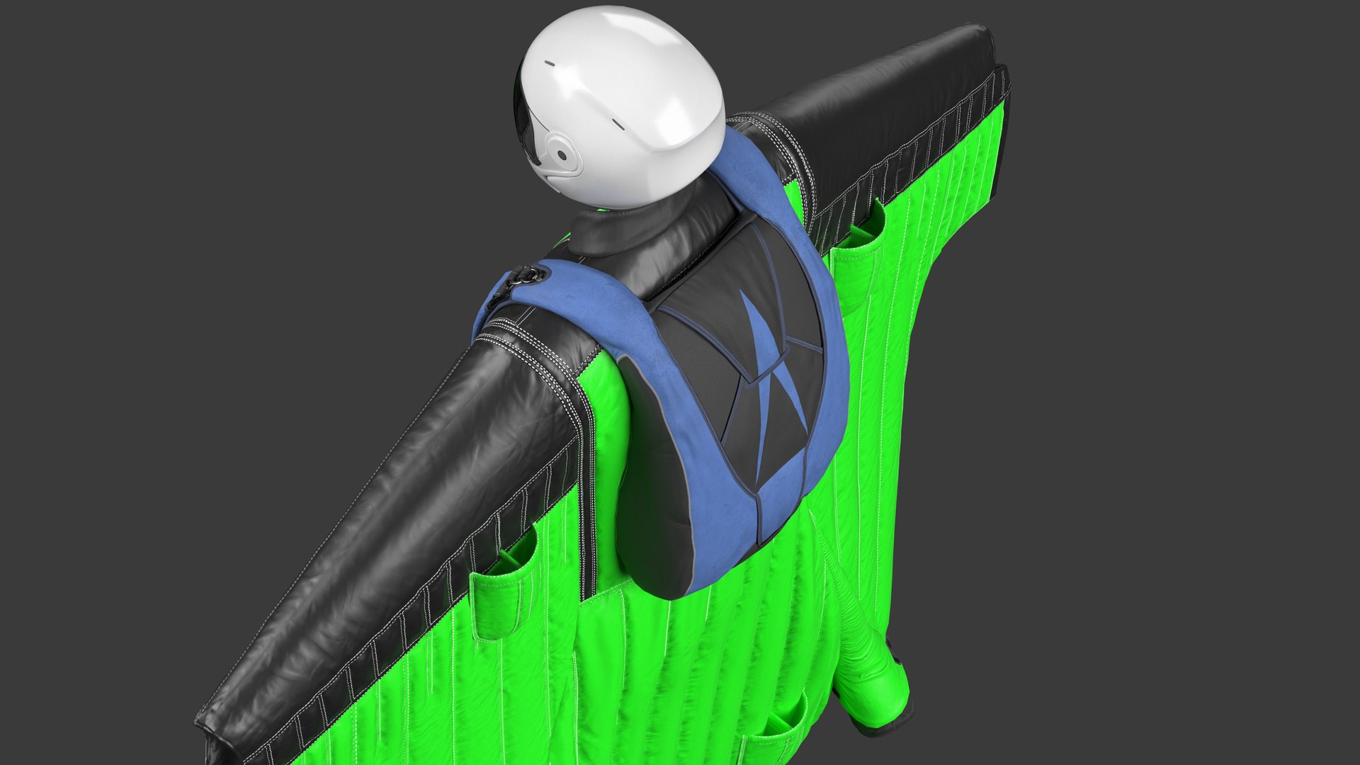 3D Wingsuit Game Ready PBR Model - TurboSquid 2211484