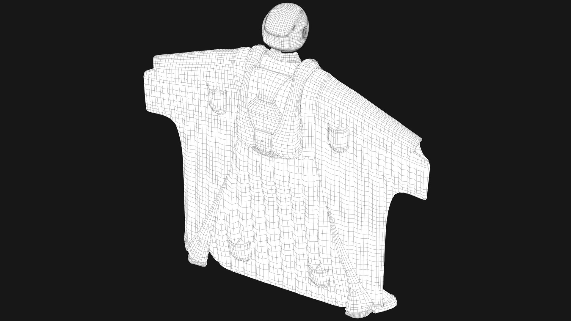 3D Wingsuit Game Ready PBR Model - TurboSquid 2211484