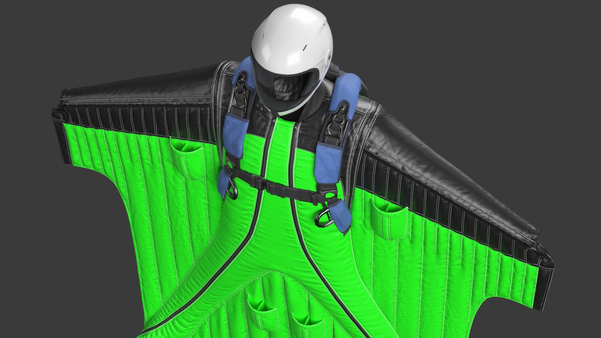 3D Wingsuit Game Ready PBR Model - TurboSquid 2211484