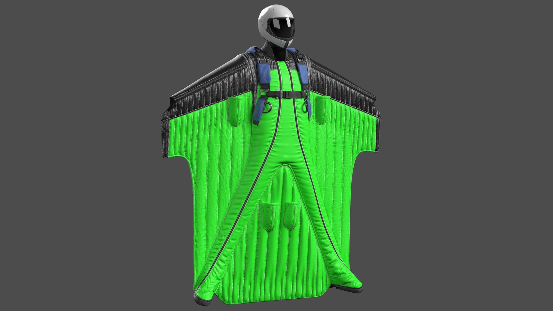 3D Wingsuit Game Ready PBR Model - TurboSquid 2211484
