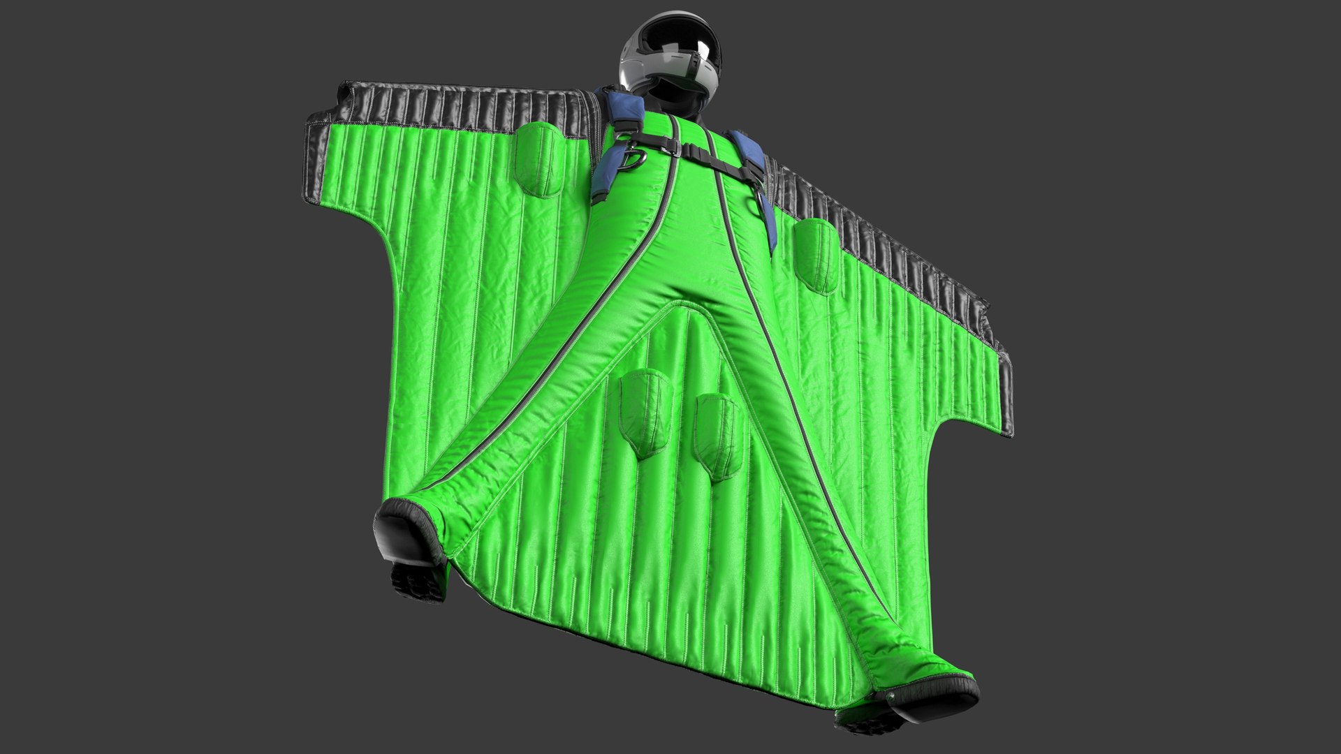 3D Wingsuit Game Ready PBR Model - TurboSquid 2211484