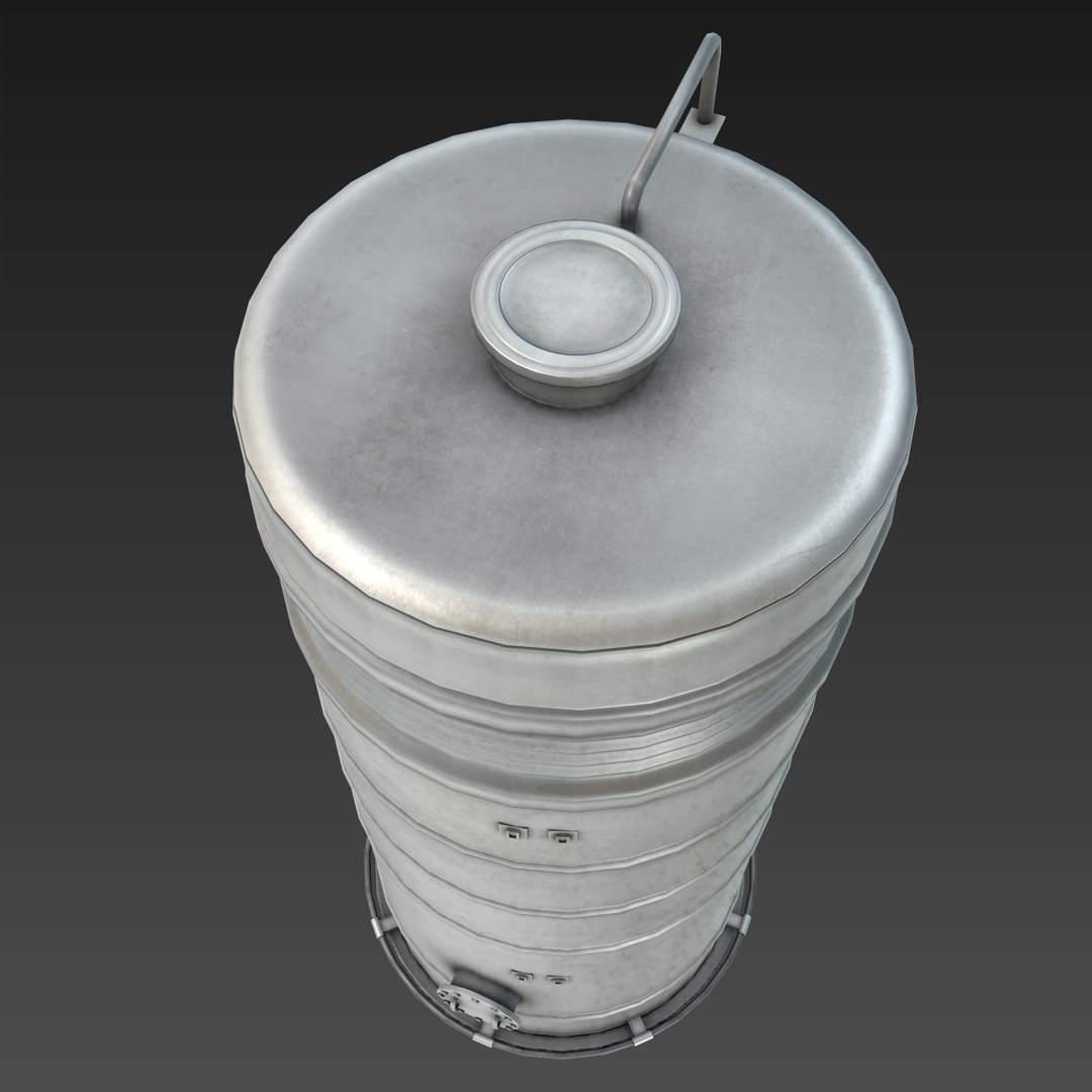 3d model chemical storage tank