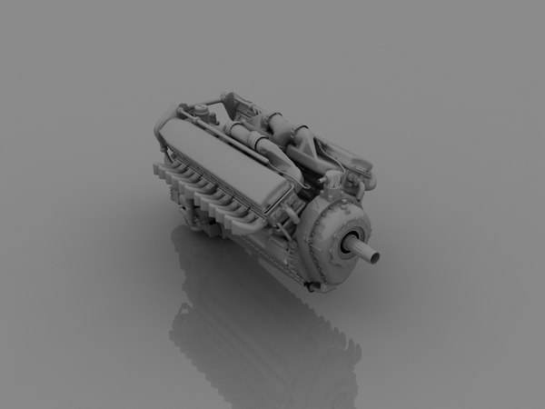car engine 3d model