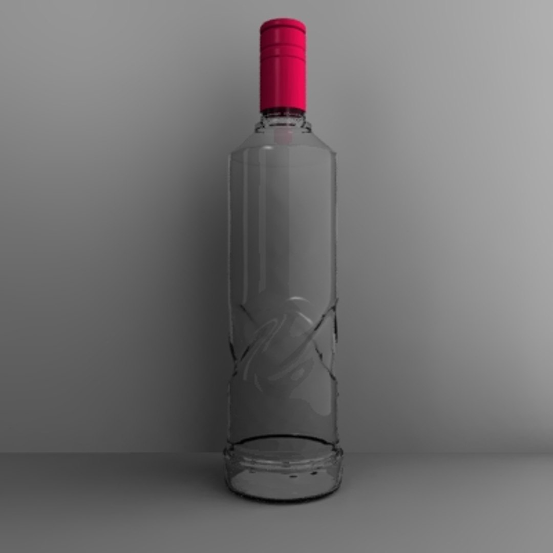 alcohol bottle dxf