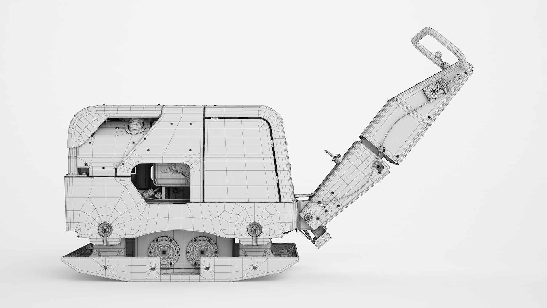 3D Reversible Plate Compactor 01 - TurboSquid 2079617
