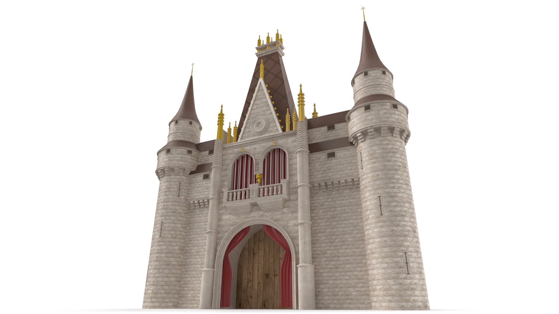 Castle Wall 3D Model - TurboSquid 1462259