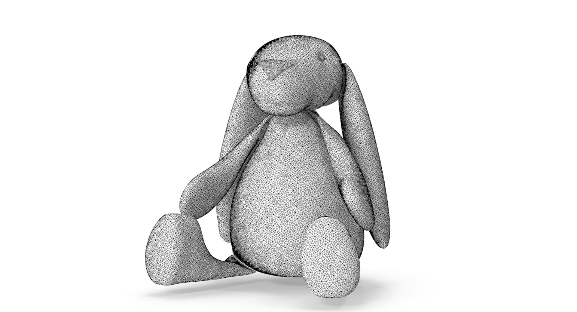 Pink bunny toy 3D model - TurboSquid 1333802
