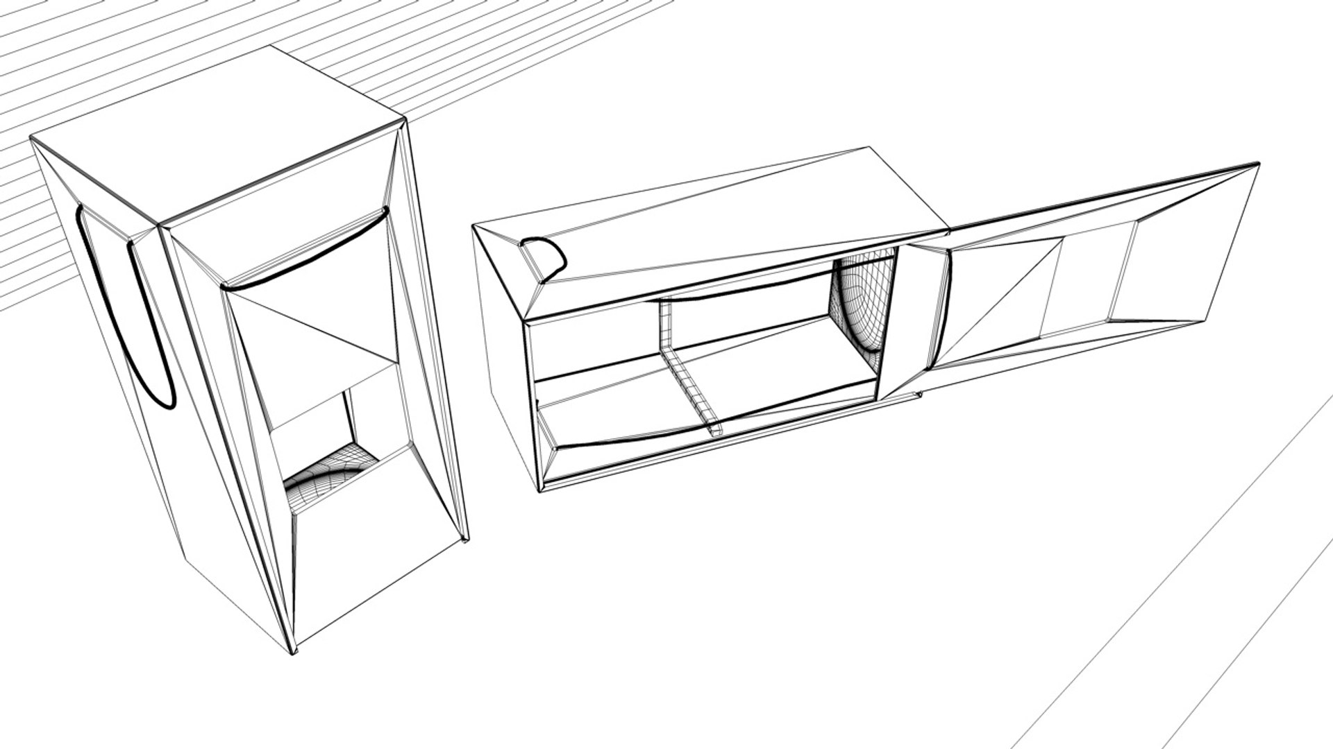 Wooden Box C4d