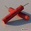 Firecracker Cracker 3d Model