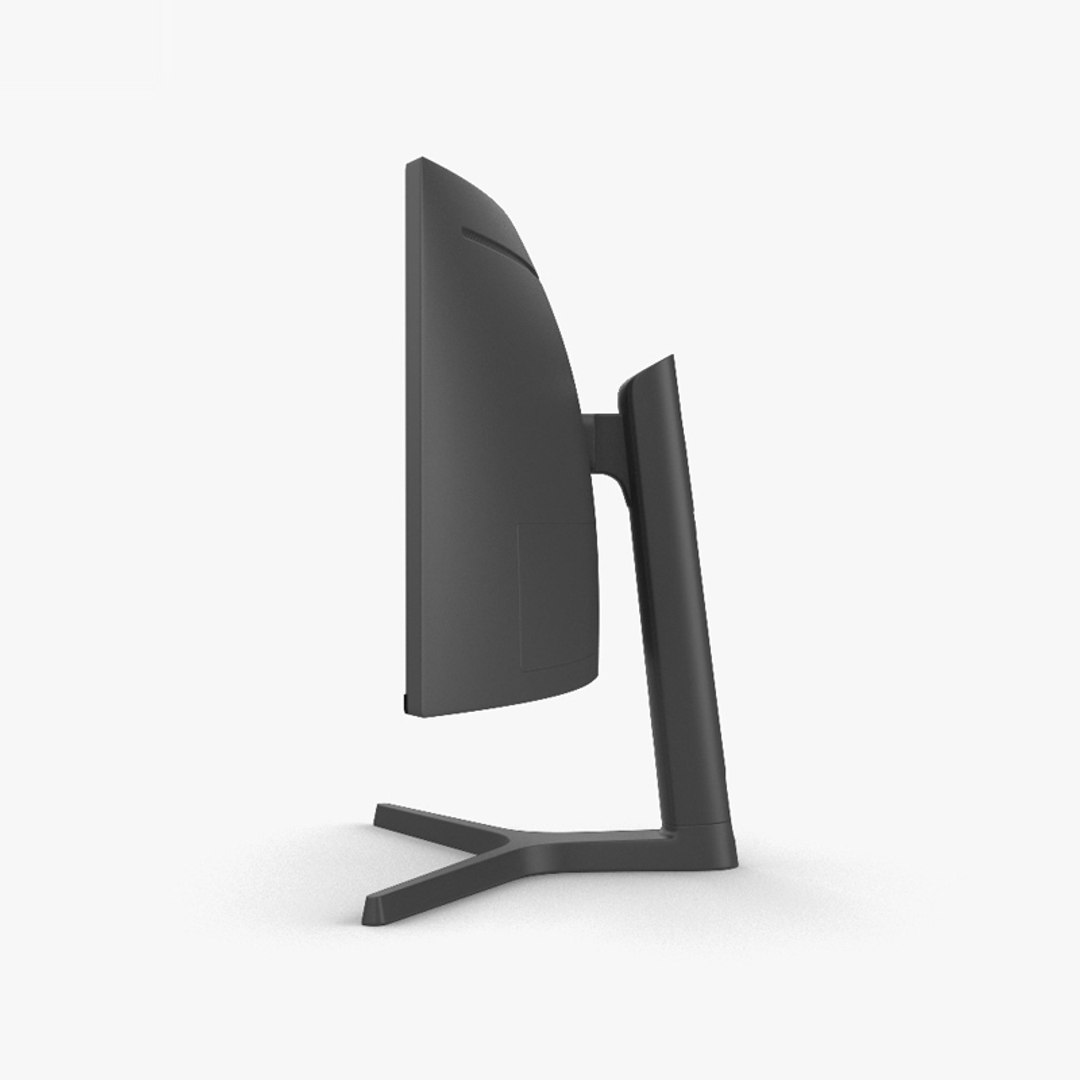 3D Generic Curved Monitor - TurboSquid 1594076