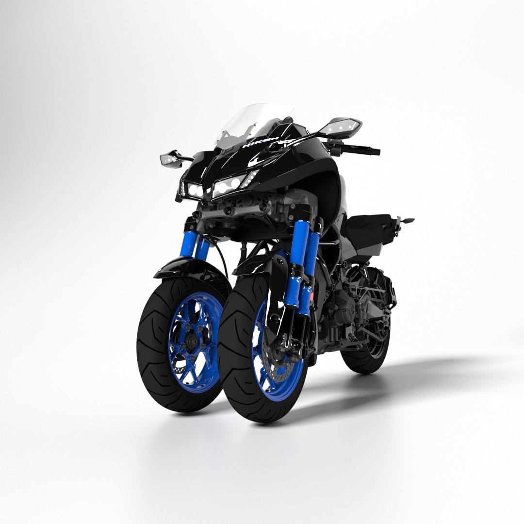 3D Tilting Three-wheeler Motorcycle Yamaha Niken - TurboSquid 2382267