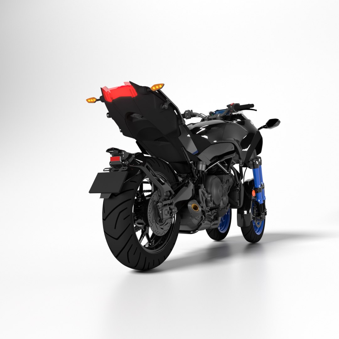 3D Tilting Three-wheeler Motorcycle Yamaha Niken - TurboSquid 2382267