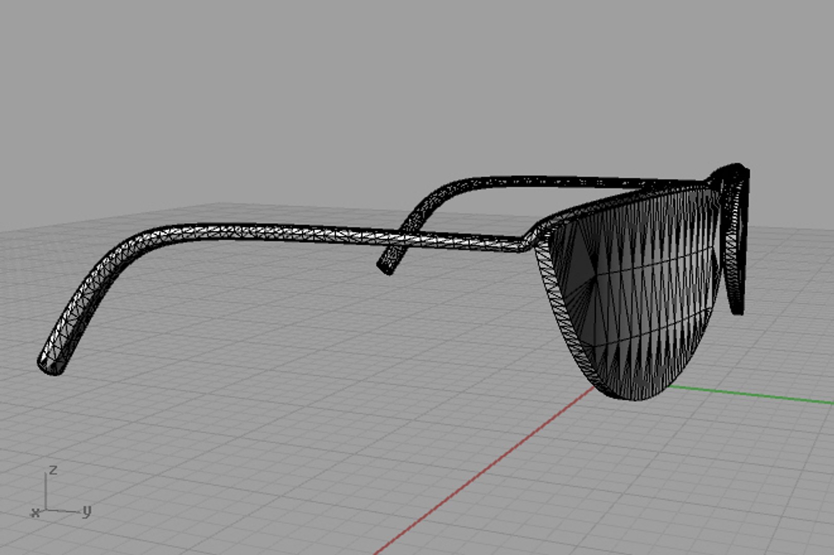 3d sun glasses model