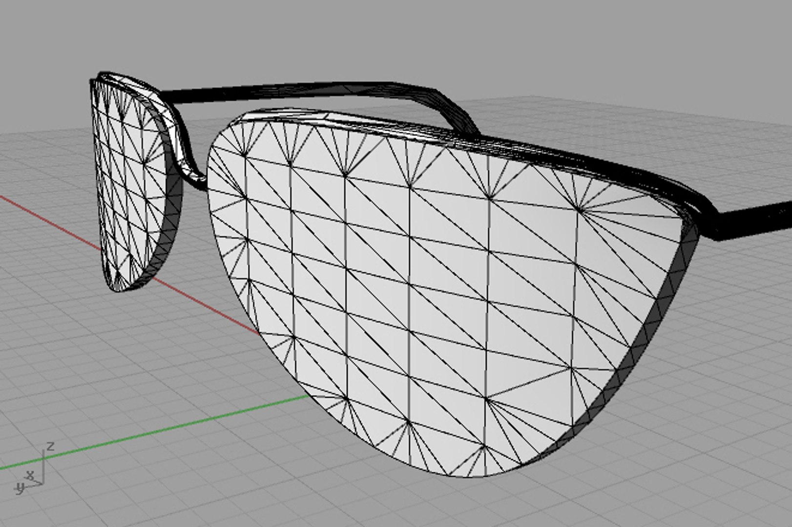 3d sun glasses model