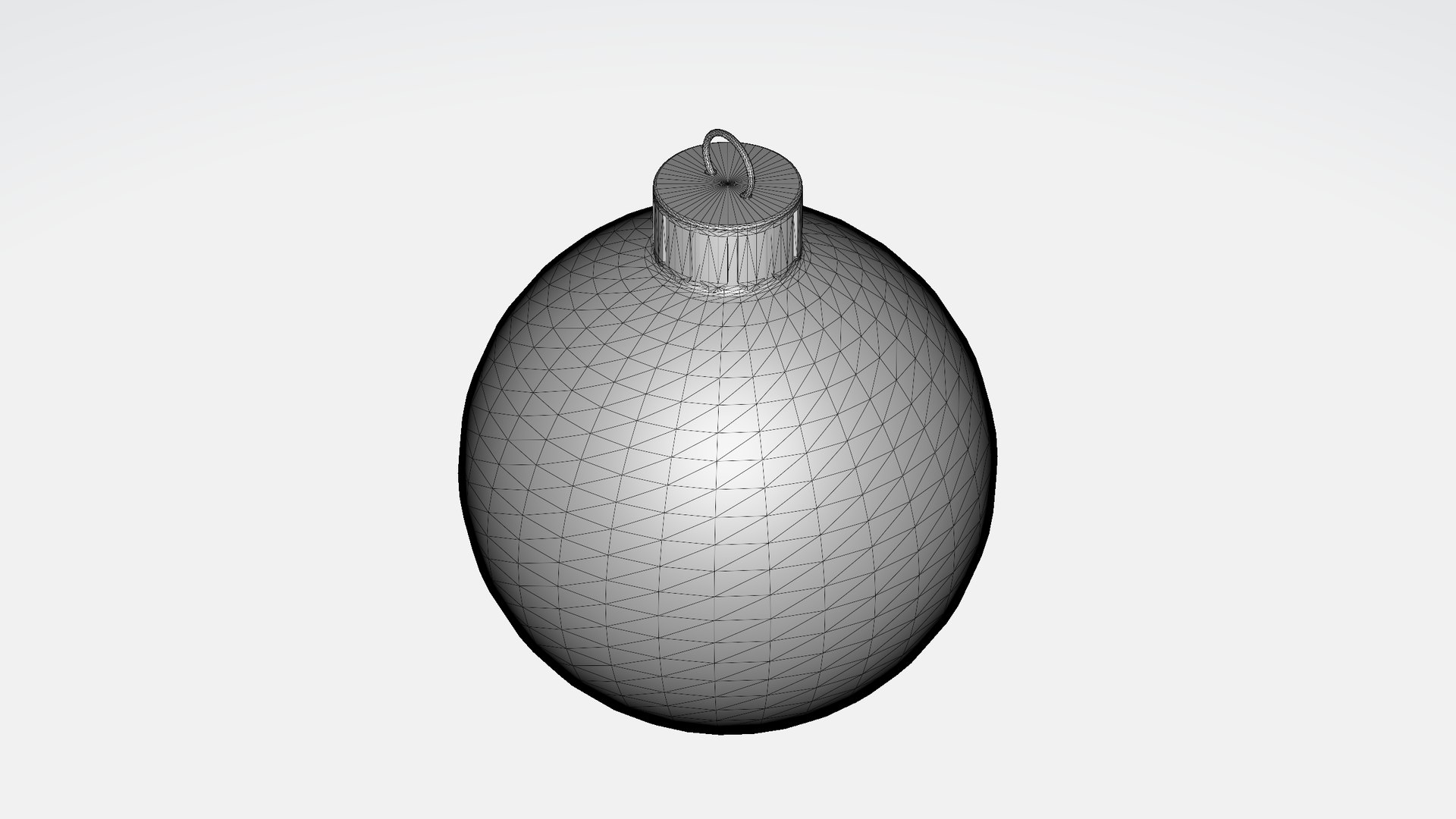 3D Model Red Ball Ornament - TurboSquid 2420399