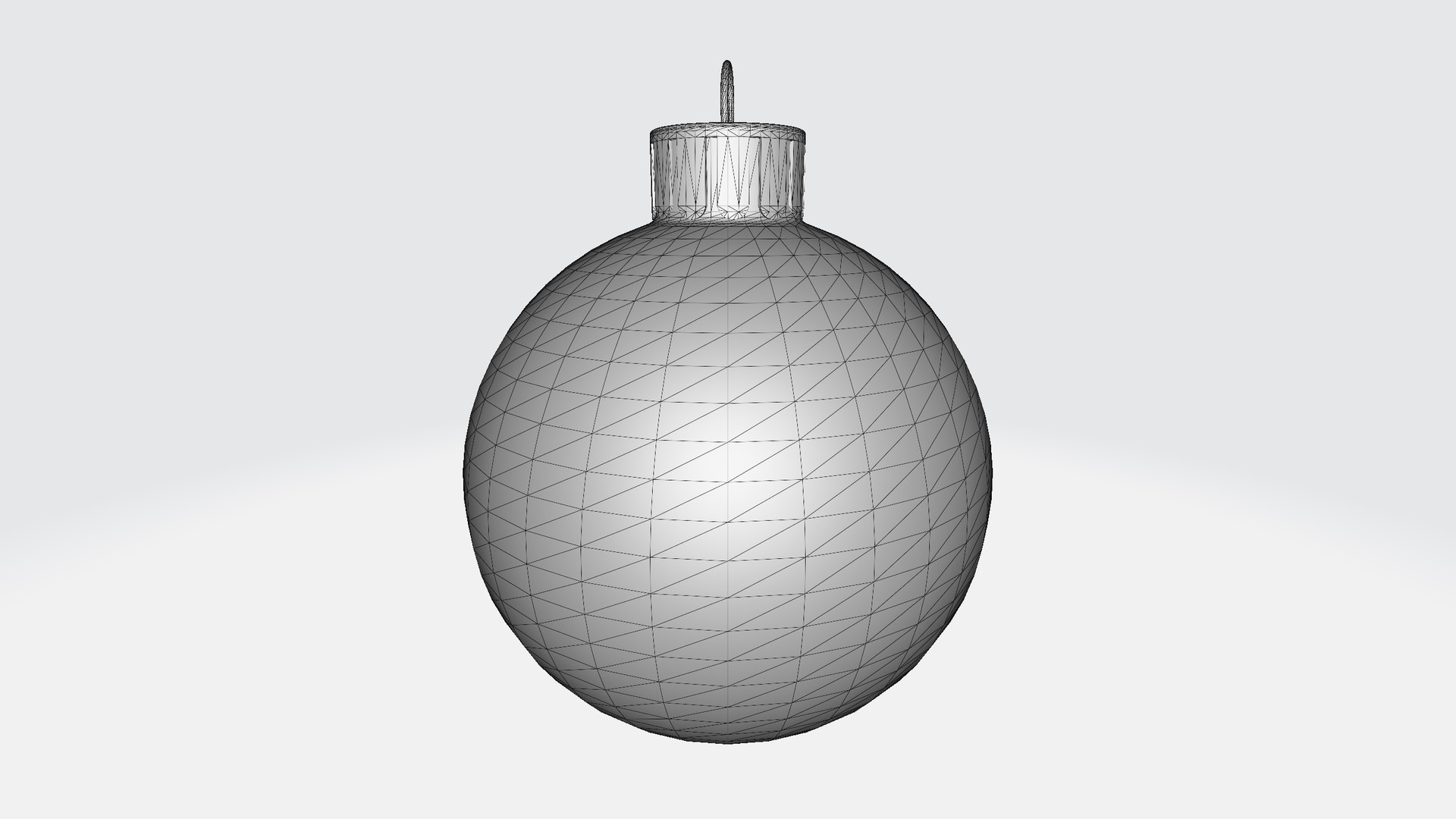 3D Model Red Ball Ornament - TurboSquid 2420399