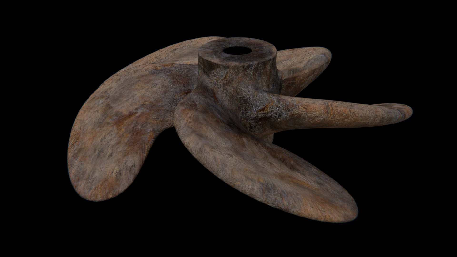 Rusty Boat Ship Propeller Model - TurboSquid 1266697