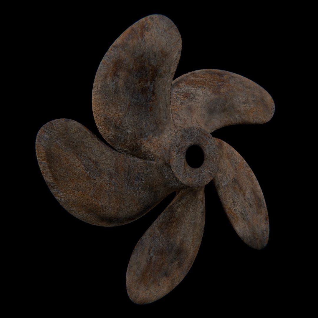 Rusty Boat Ship Propeller Model - TurboSquid 1266697