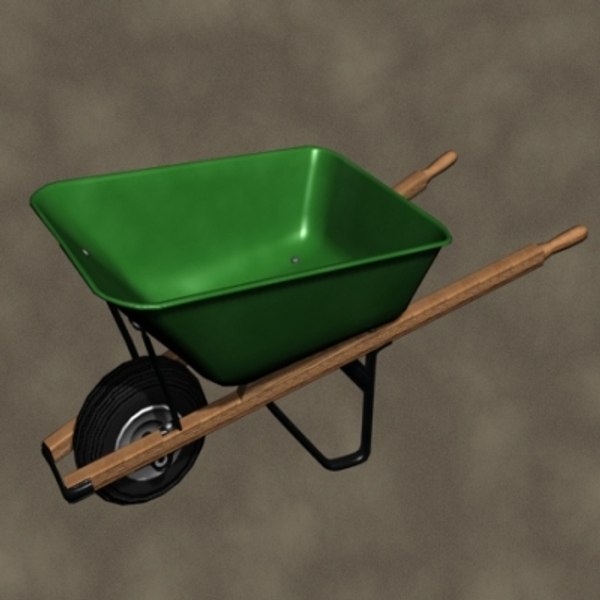 3d model wheelbarrow zipped