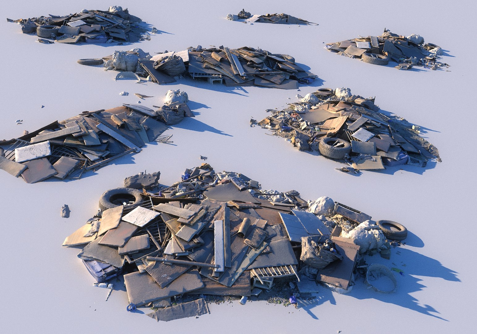 Wooden Debris Hd 16k 3D Model - TurboSquid 1654668