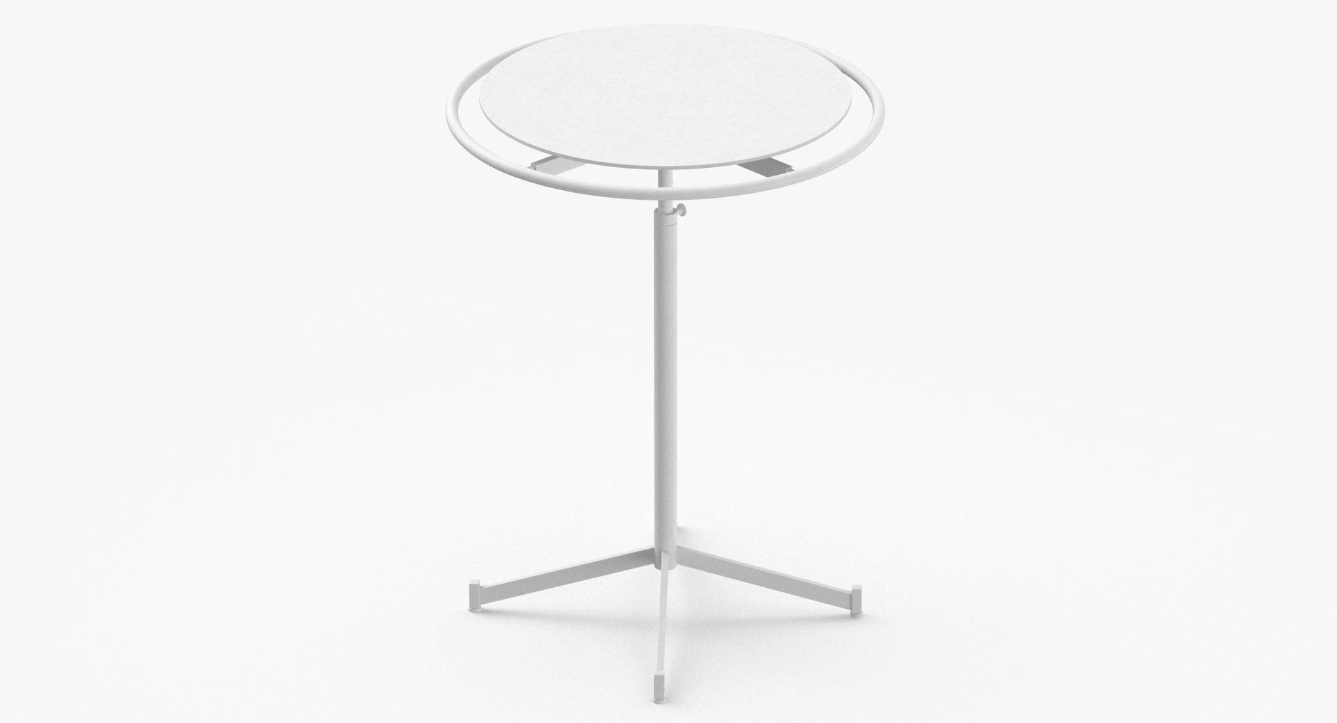 3D Model Clothing Circular Rack Solid Top Black And White - TurboSquid ...