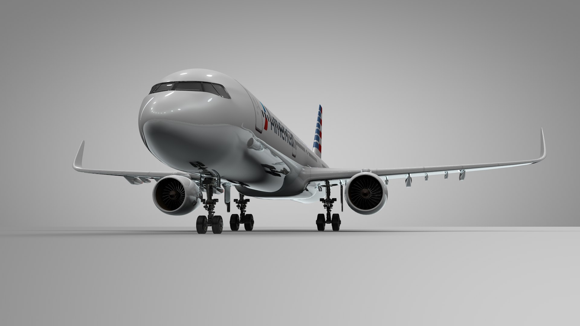 3D Airbus 321 Neo American Airlines Model - TurboSquid 1443129