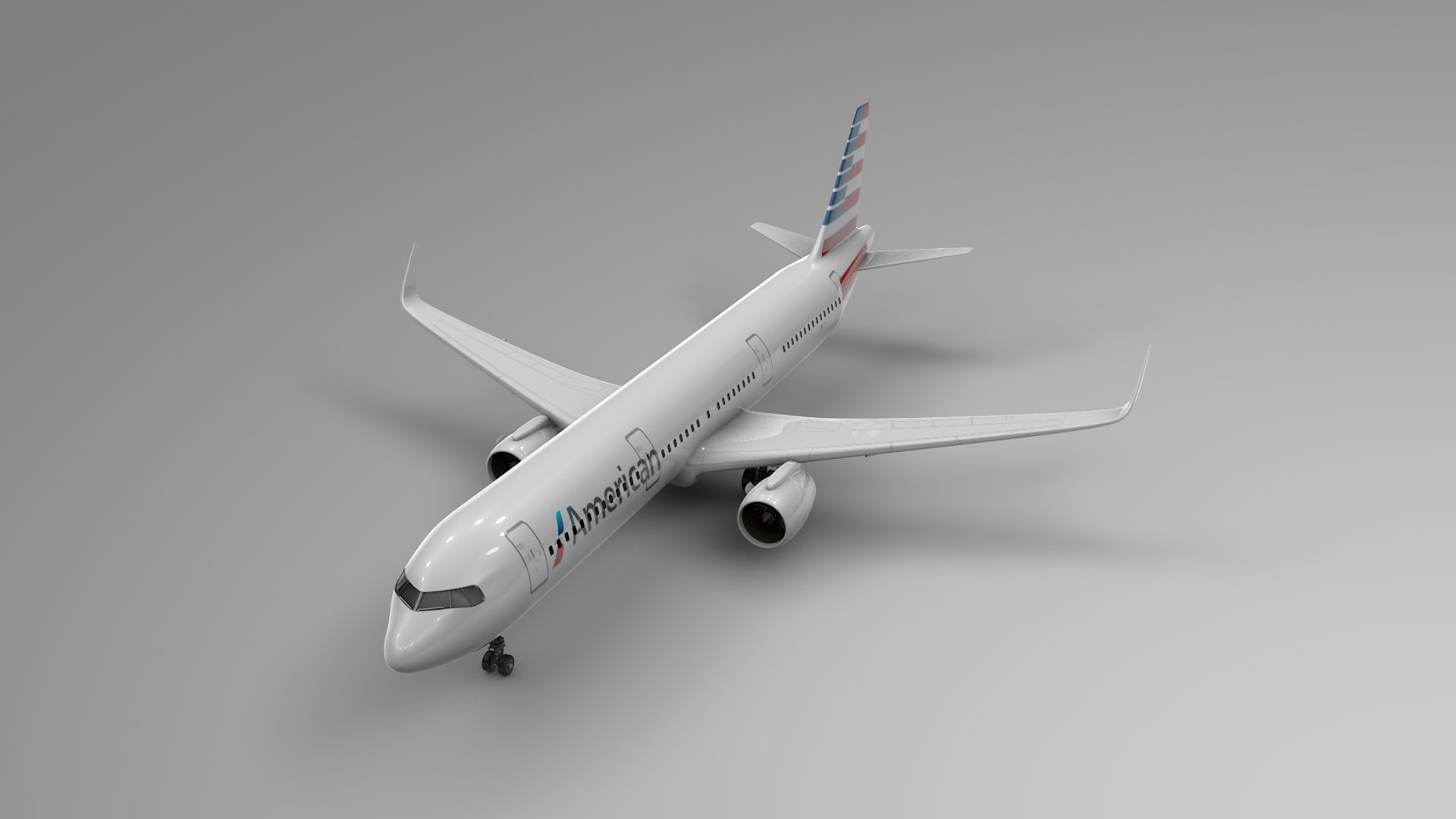 3D Airbus 321 Neo American Airlines Model - TurboSquid 1443129